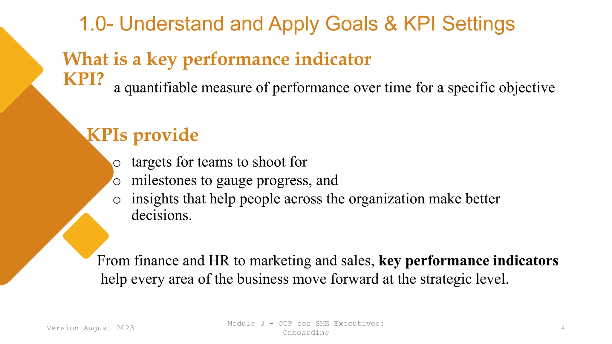 Module 3 - LO1 Goal Settings and KPI.pptx