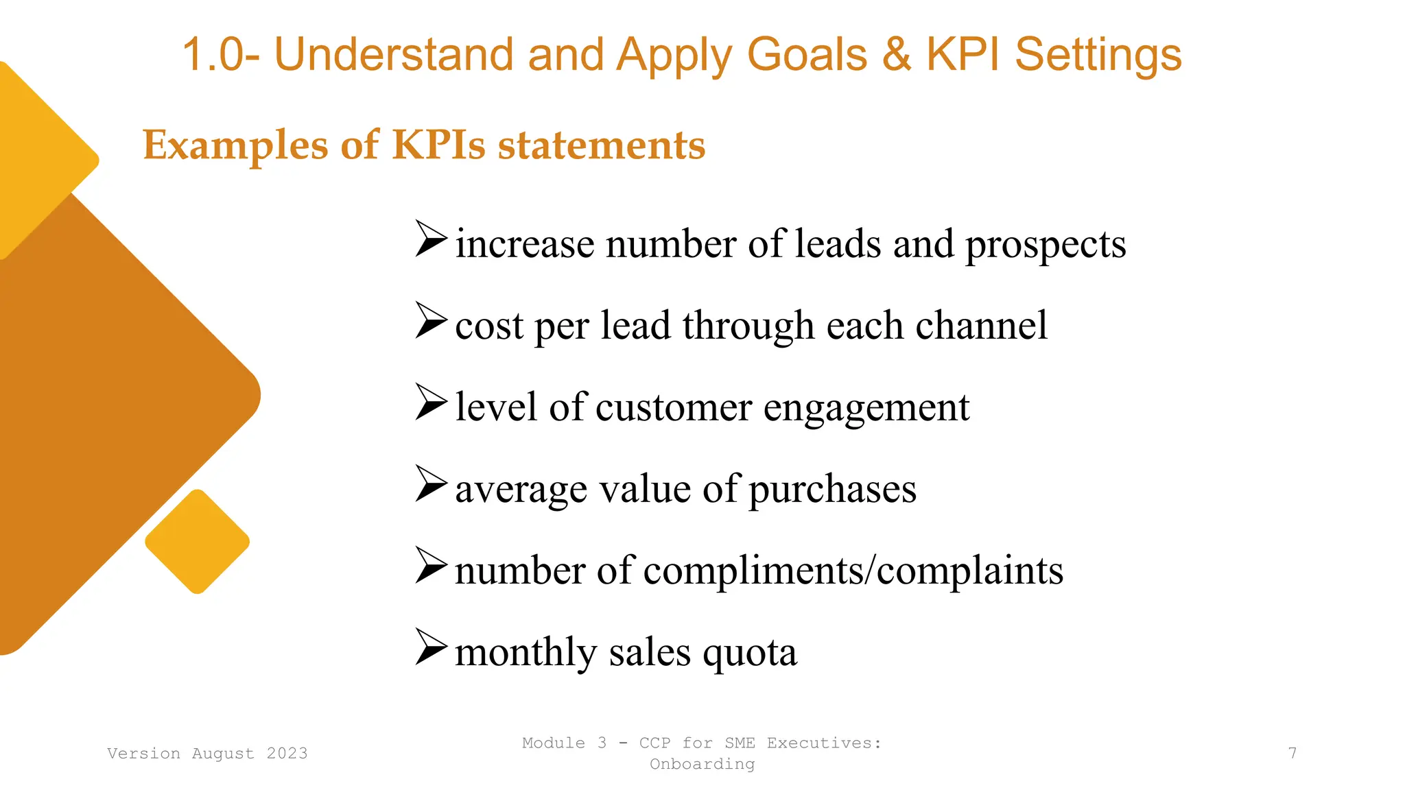 Module 3 - LO1 Goal Settings and KPI.pptx