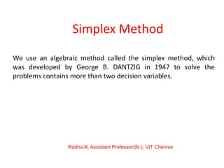 Module 3 lp-simplex | PPT