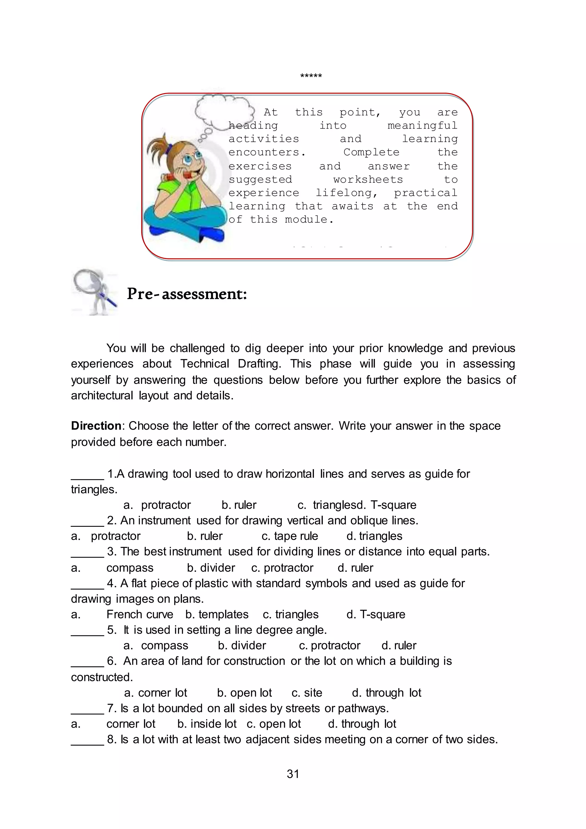 Module 3 module 1 architecural layout & details | DOCX