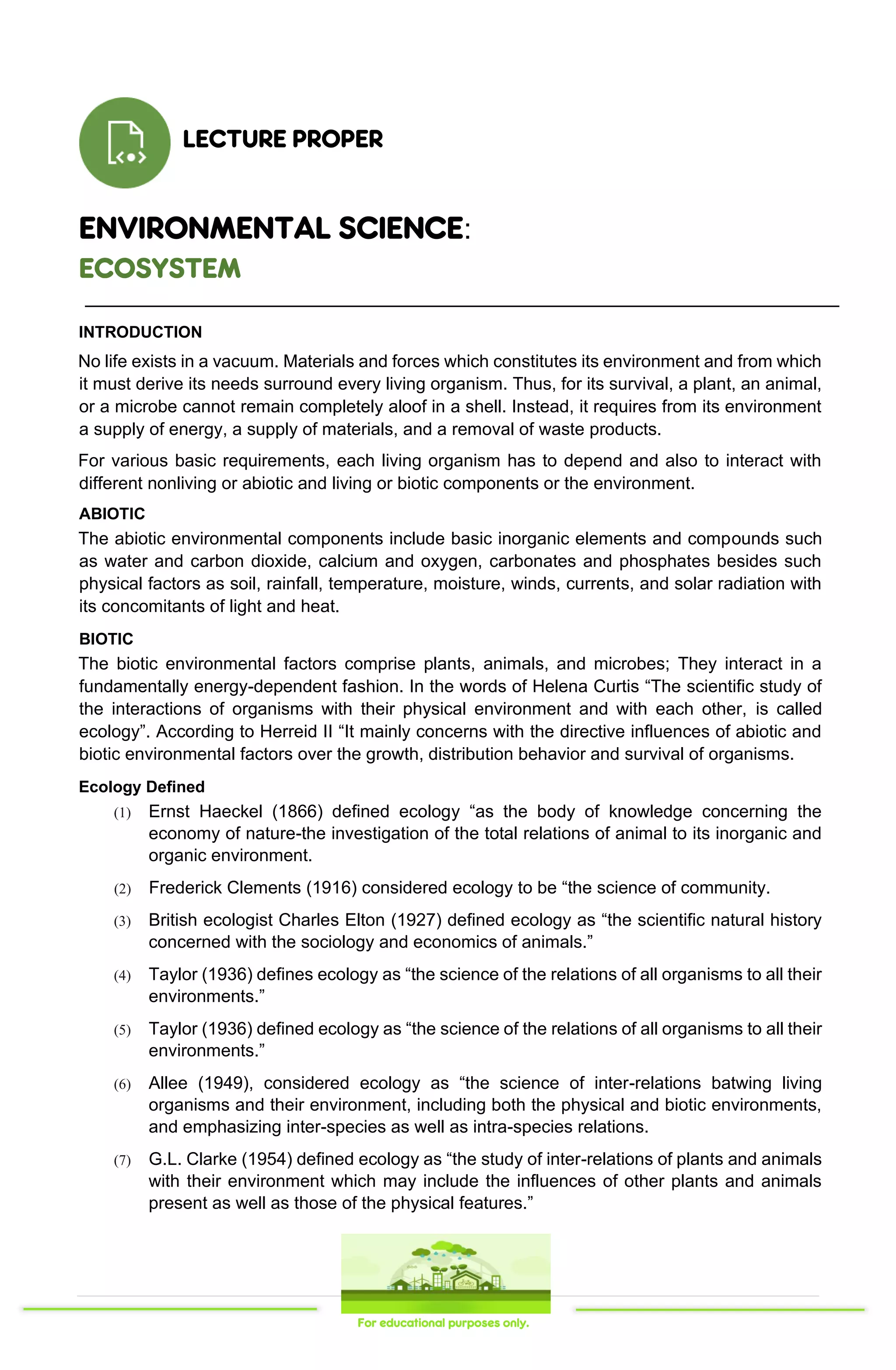 Module 3 natural resources 1 | PDF