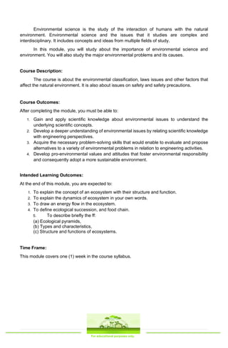 Module 3 natural resources 1 | PDF