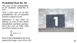 Probability, Types, Rules, Joint, Marginal, Conditional Probability | PPT