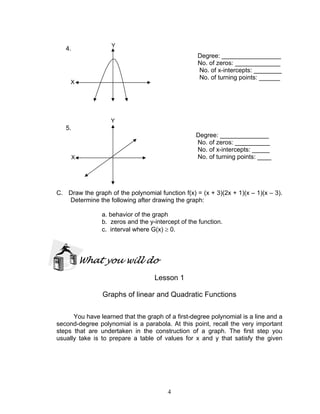 Module 3 polynomial functions | PDF | Physics | Science