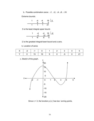 Module 3 polynomial functions | PDF