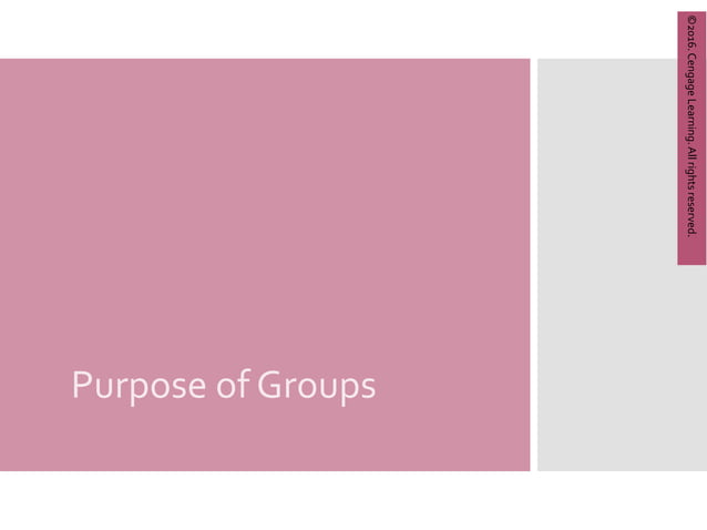 Module 3 purpose of groups | PPT