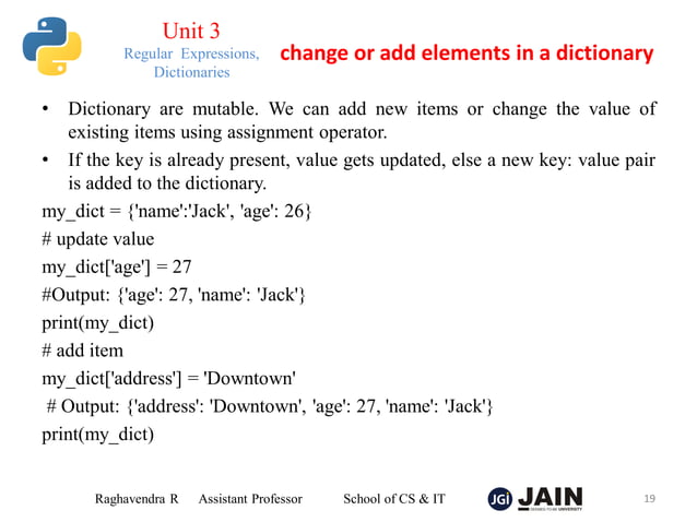 Module 3 - Regular Expressions, Dictionaries.pdf