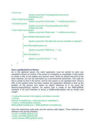 Module 3 remote method invocation-2 | PDF