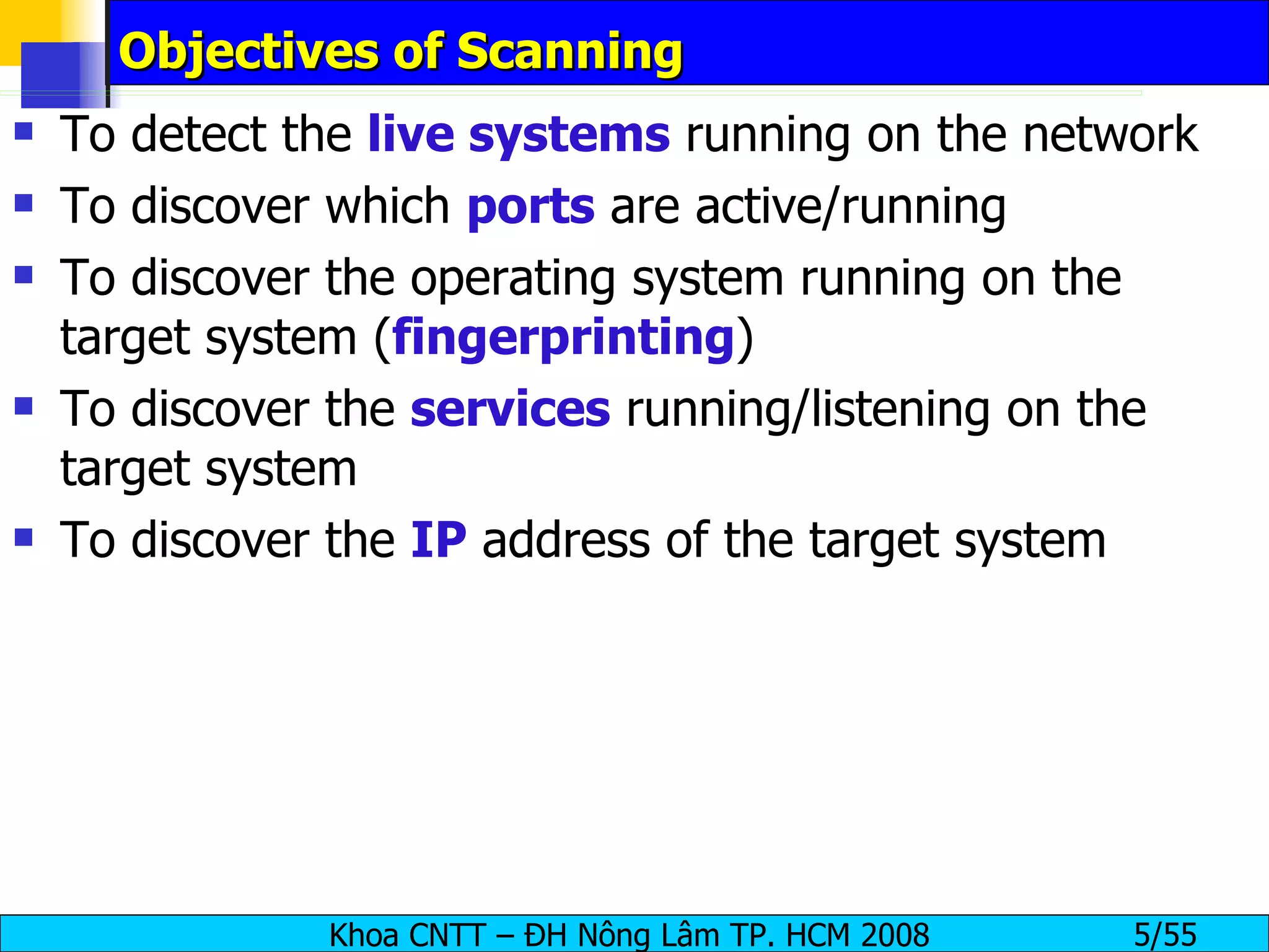 Module 3 Scanning | PPT