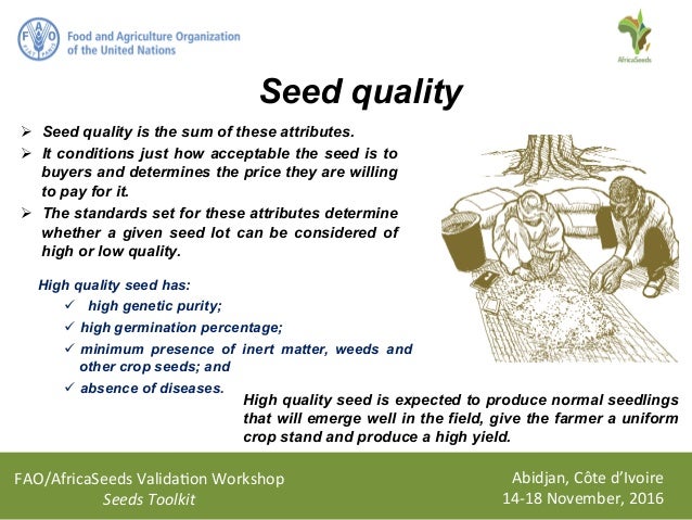 Day 3 - Module 3: Seed Quality Control - Session 1