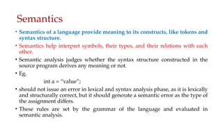 Module 3 - Semantic Analysis(Compiler Design).pptx