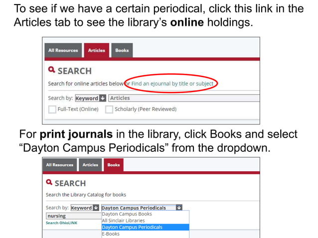 Types of Research Sources for a College Assignment | PPTX