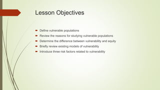 Module 3- Vulnerable Populations(1) (1).pptx