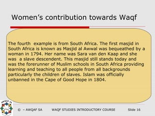 Lesson 3 - Waqf Studies | PPT
