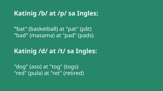 Pag-aaral sa ponolohiya na bumubuo sa mga salita | PPTX
