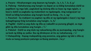 Pag-aaral sa ponolohiya na bumubuo sa mga salita | PPTX