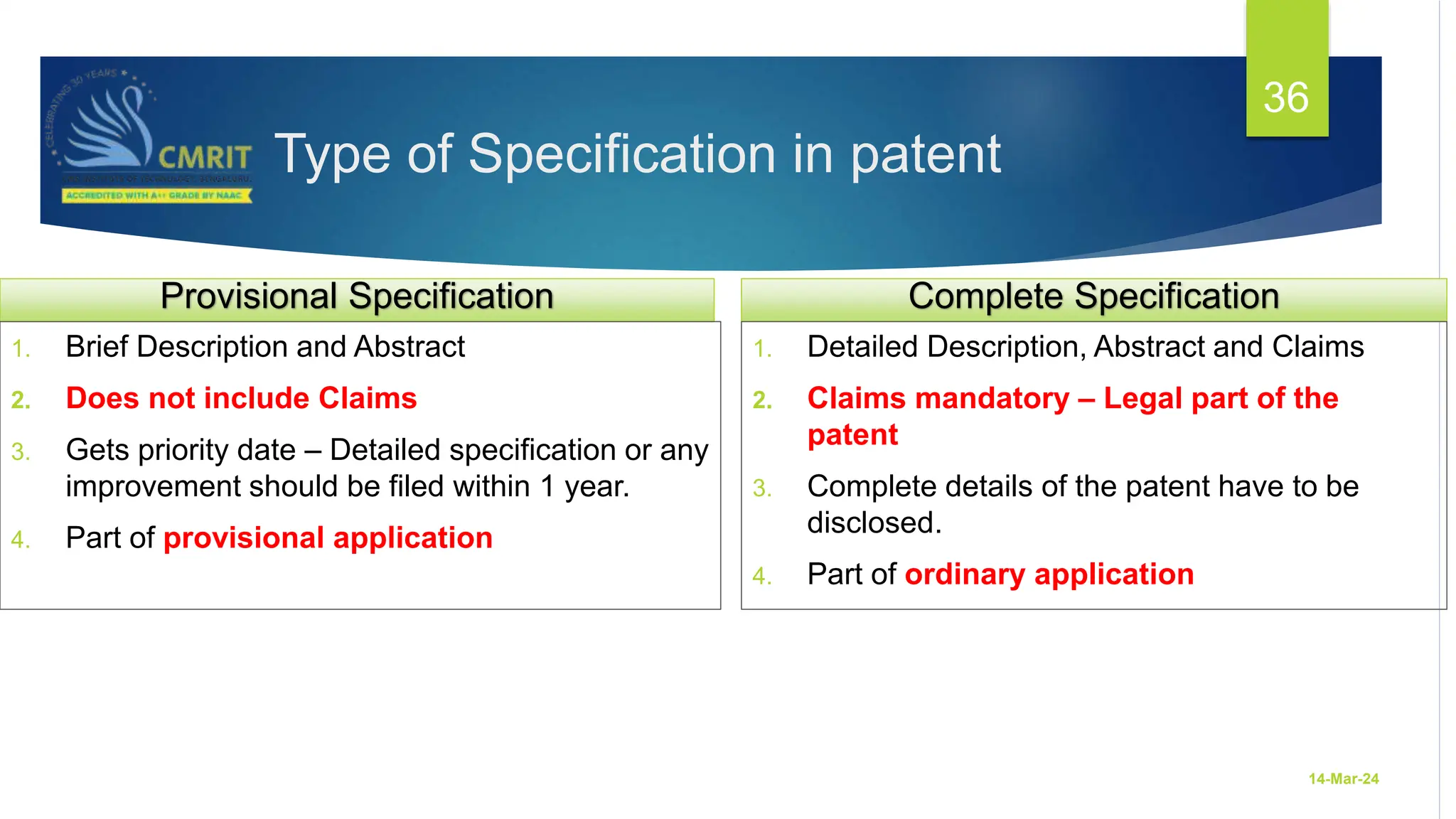 RESEARCH METHODOLOGY & INTECTUAL PROPERTY RIGHTS CMRIT MODULE-3 ...