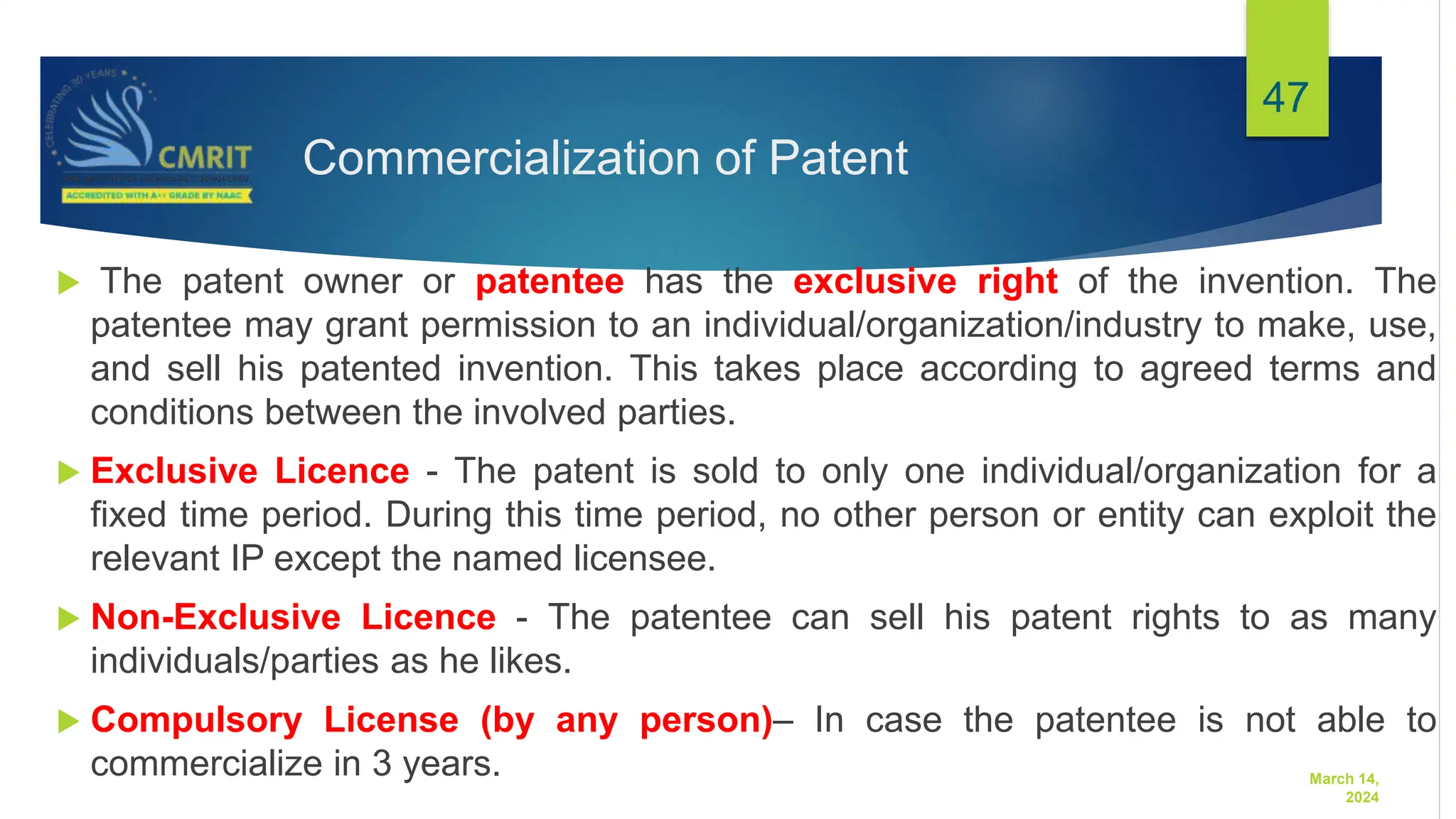 RESEARCH METHODOLOGY & INTECTUAL PROPERTY RIGHTS CMRIT MODULE-3 ...
