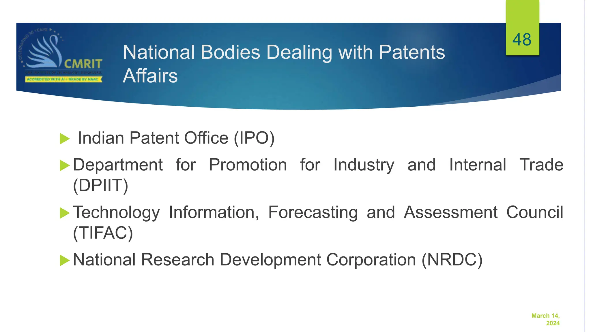 RESEARCH METHODOLOGY & INTECTUAL PROPERTY RIGHTS CMRIT MODULE-3 ...
