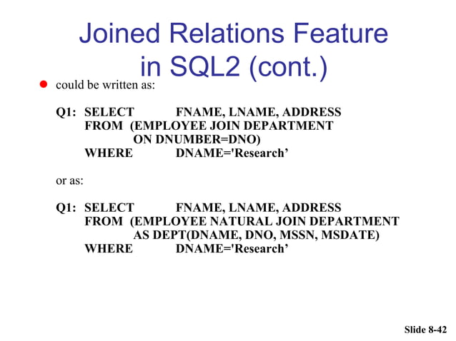Modules 1basic-sql.ppt for engineering dbms | PPT