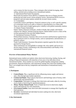 Module 3 & 4 GFM - Management of Foreign Exchange Risk etc Theory.docx
