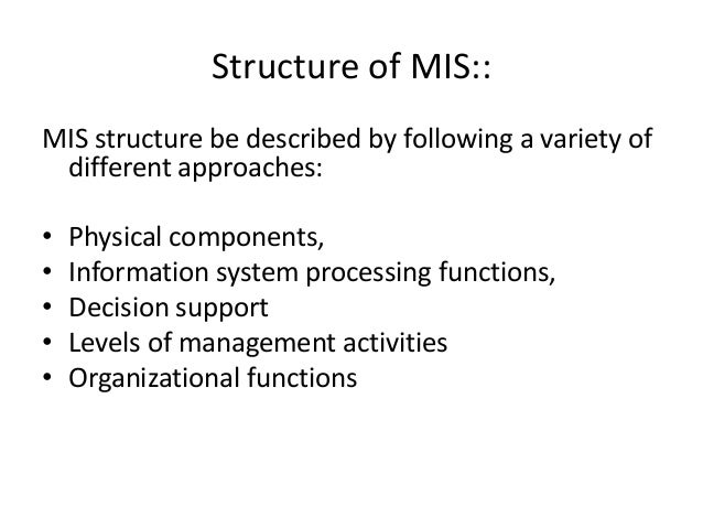 management information system module3