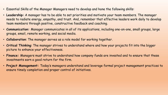 Roles and Functions of Managers - Module 3 abm01 | PPTX | Executive ...