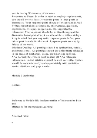 Module 3 Activities Top of FormBottom of FormContent· We.docx