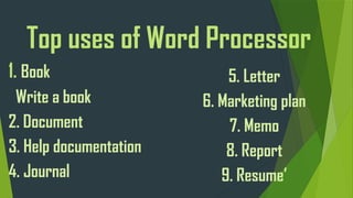 MODULE 3 Advanced Word Processing Skills.pptx