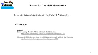 MODULE 3 (Aesthetics - Study of Art and Beauty).pdf