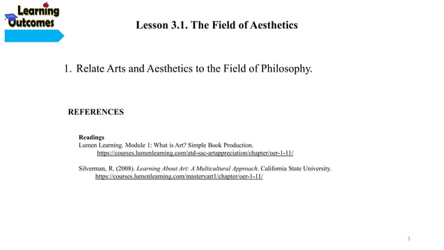 MODULE 3 (Aesthetics - Study of Art and Beauty).pdf | Design | Fine Art