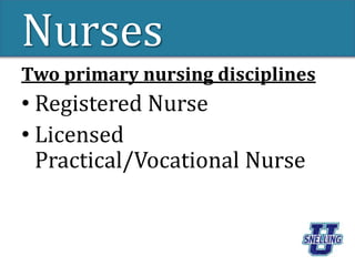 Module #3a nursing disciplines overview | PPT