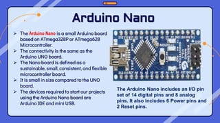 ARDUINO OVERVIEW HARDWARE SOFTWARE AND INSTALLATION.pptx | Operating ...