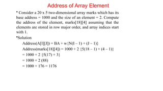 Module_3_Arrays - Updated.pptx............ | PPT | Free Download