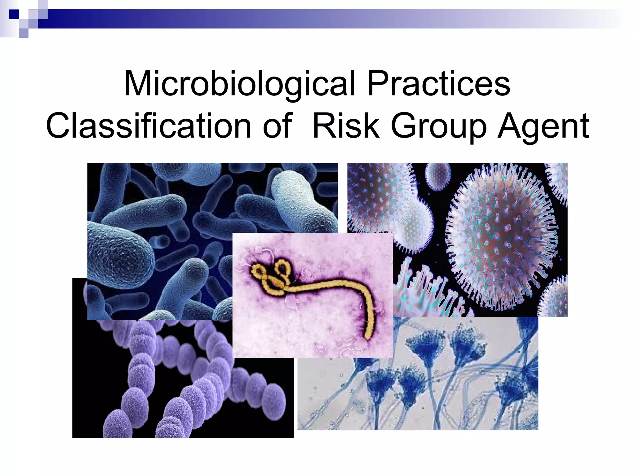 Module 3 biosafety principles & microbiologycal risk group 21 1-18 | PPT