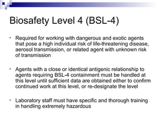 Module 3 biosafety principles & microbiologycal risk group 21 1-18 | PPT