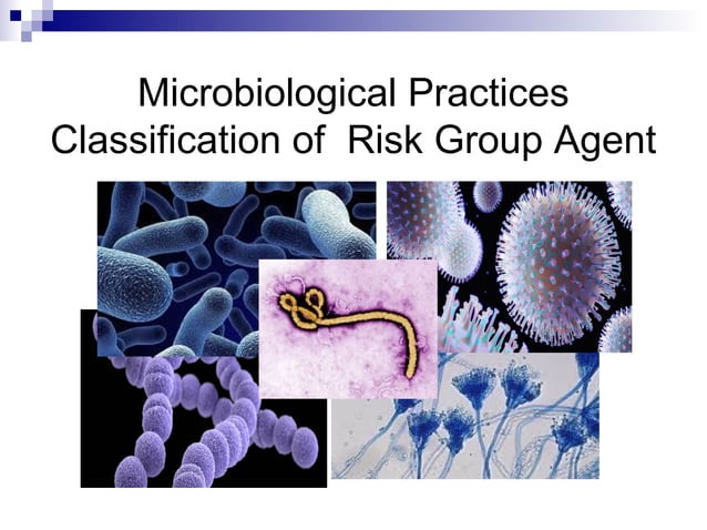 Module 3 biosafety principles & microbiologycal risk group 21 1-18 | PPT