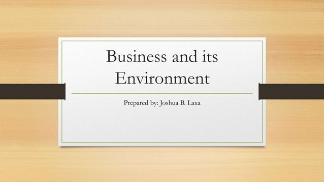 Module 3 Business and its Environment.pptx