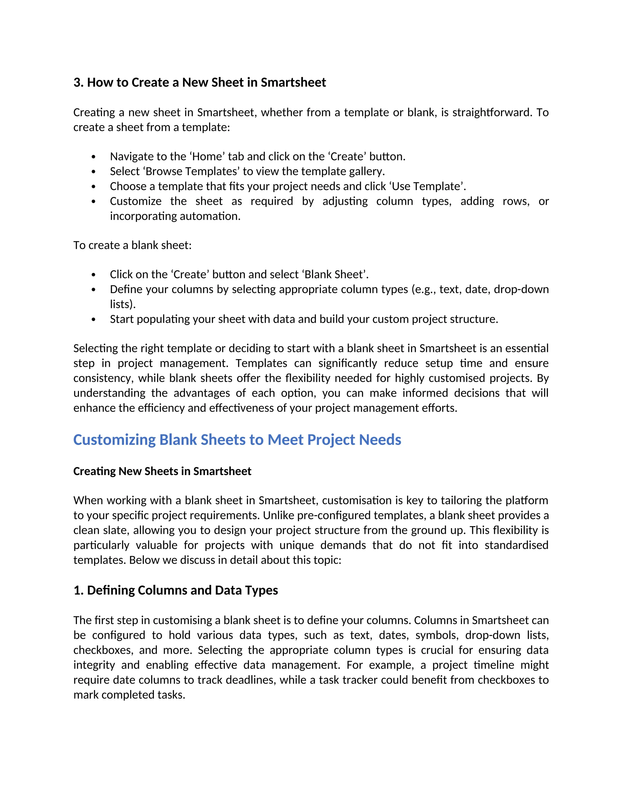 Module 3 Creating and Customizing Sheet.docx