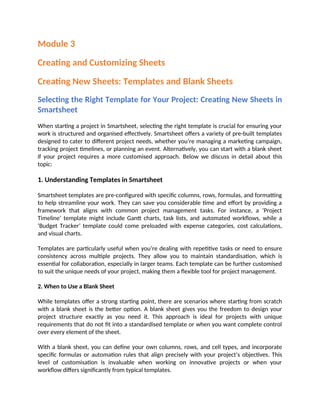 Module 3 Creating and Customizing Sheet.docx