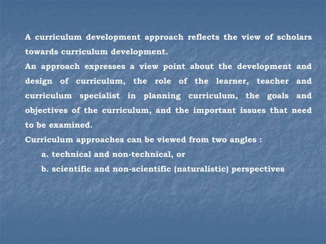 Module 3 Curriculum Design and Development.pptx | Primary Education ...