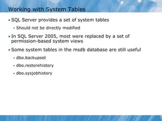 Module 3 design and implementing tables | PPT