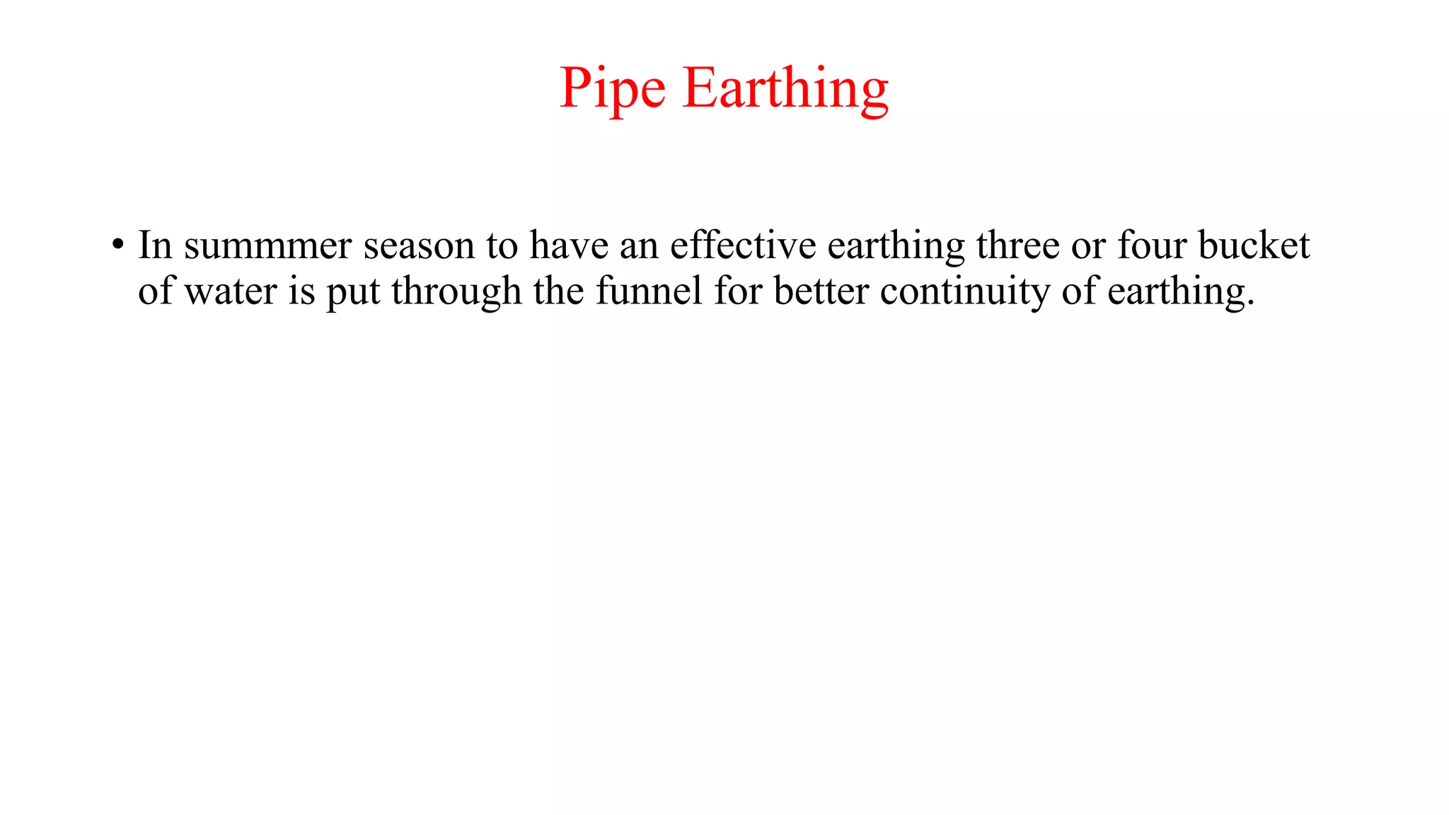 Types of wires, three phase system earthing | PPTX