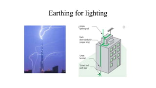 Types of wires, three phase system earthing | PPTX