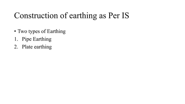 Types of wires, three phase system earthing | PPTX | Home Appliances ...