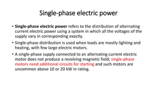 Types of wires, three phase system earthing | PPTX