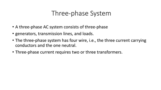Types of wires, three phase system earthing | PPTX | Home Appliances ...