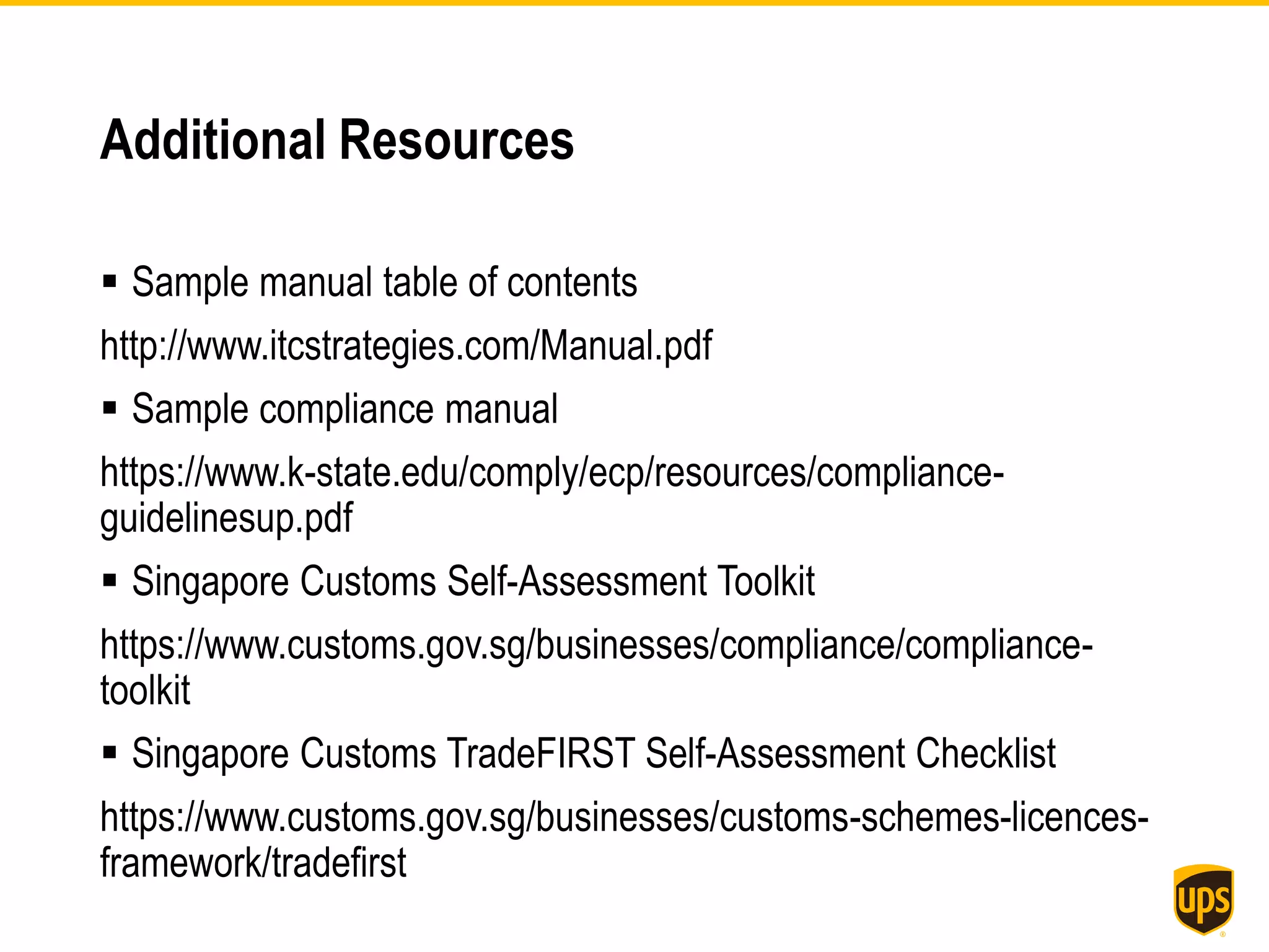 Module 3 establishing a trade compliance program | PDF