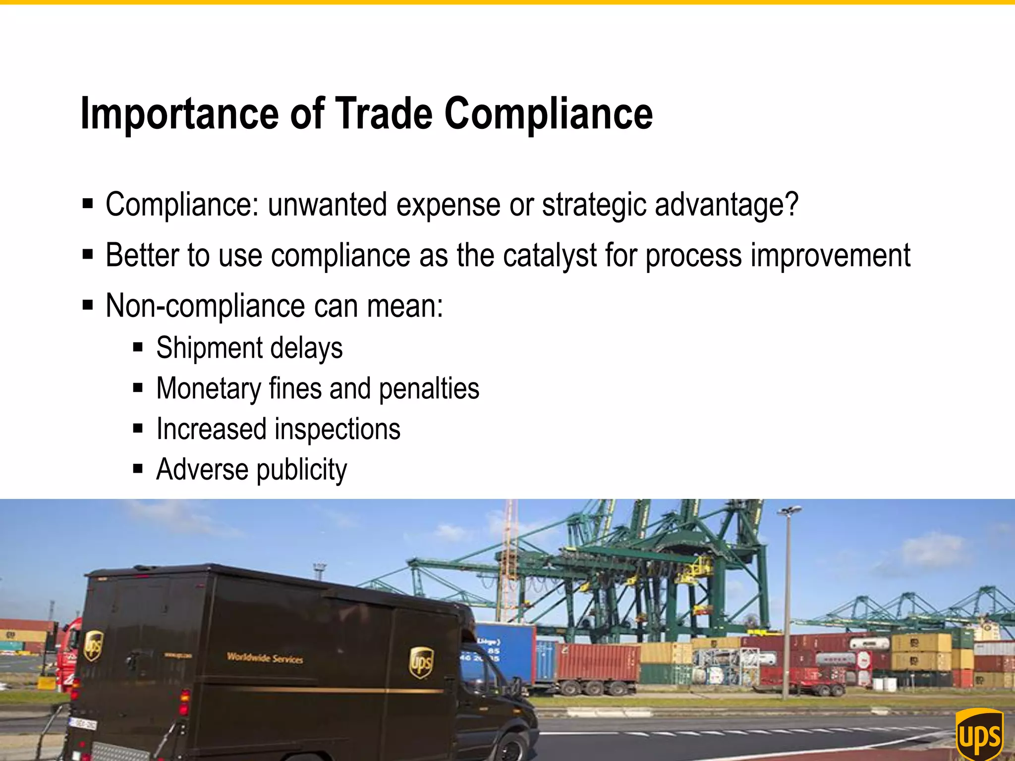 Module 3 establishing a trade compliance program | PDF