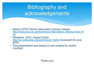 Module 3: Evaluating Information | PPT